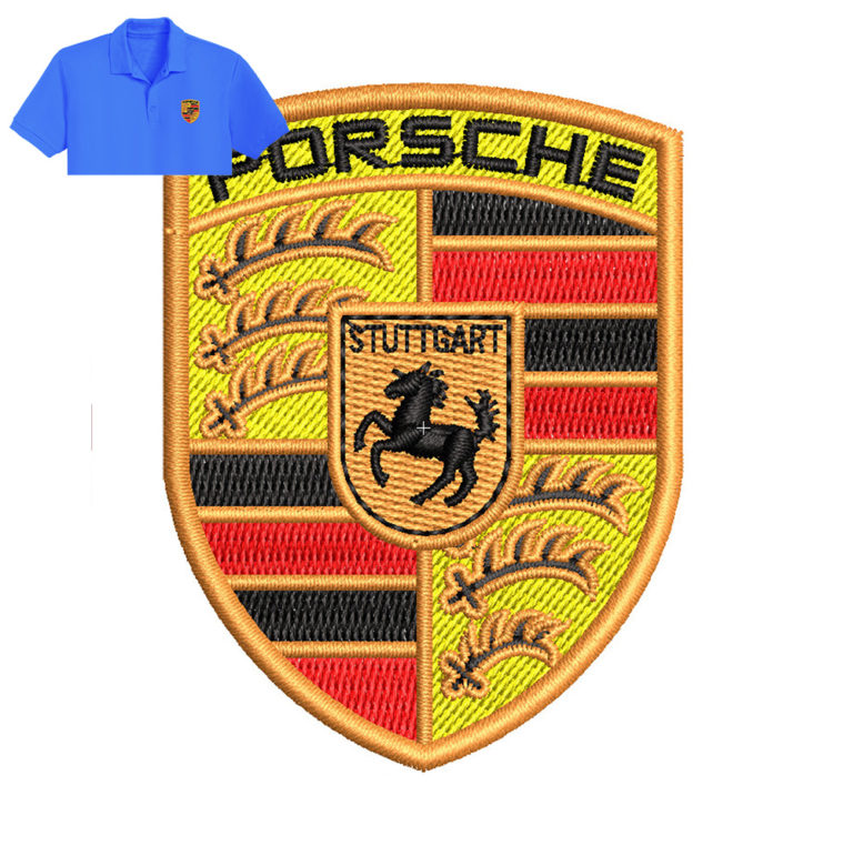 Best Porsche Embroidery logo | Embroidery Near me | Custom