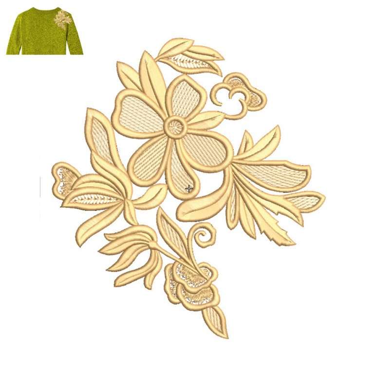 Best solder Flower Embroidery | Embroidery logo Near me | Emb