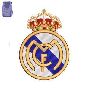 Real Madrid Embroidery logo | Embroidery logo Near me | Emb.