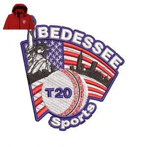 Bedessee T20 Sports Embroidery |Embroidery Logo Near me |Emb