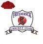 Frederick Club Embroidery logo | Embroidery Logo Near me | Emb
