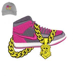 Nike Air Jordan Embroidery logo | Embroidery Logo Near me | Emb