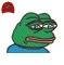 Pepe Frog Embroidery logo | Embroidery Logo Near me | Emb