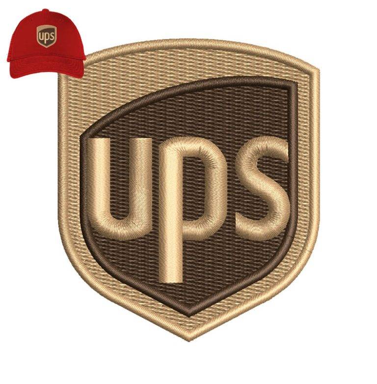 Ups Patch Embroidery logo | Embroidery Logo Near me | Emb