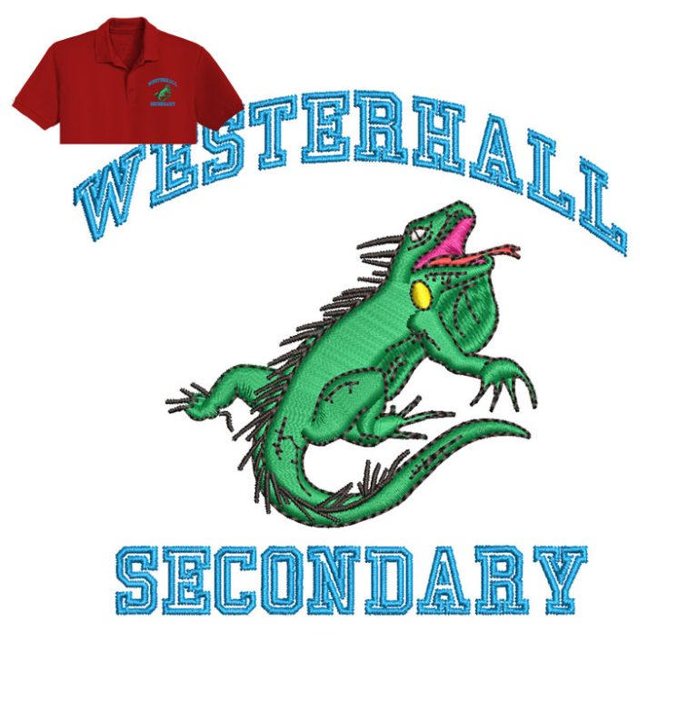 Westerhall Secondary Emb logo | Embroidery Logo Near me | Emb