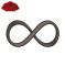 Infinity Symbol icon Embroidery logo | Embroidery Logo Near me