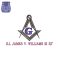 Masonic Awards Embroidery logo| Embroidery Logo Near me | Emb
