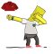 Simpsons Dab Embroidery logo | Embroidery Logo Near me | Emb