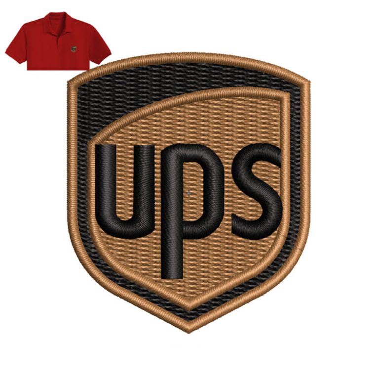 UPS Embroidery logo | Embroidery Logo Near me | Embroidery.