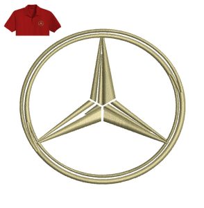 Mercedes Benz Embroidery logo | Embroidery Logo Near me | Emb