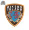 Rikers Island Embroidery logo | Embroidery Logo Near me | Emb