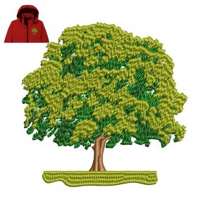 Oak Tree Embroidery logo | Embroidery Logo Near me | Emb