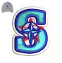 Seattle Mariners Embroidery logo | Embroidery Near me | Emb